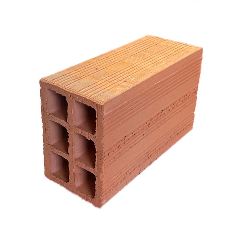 Tijolo 09 x 14 x 24 - 6 Furos - Distribuidora Rei